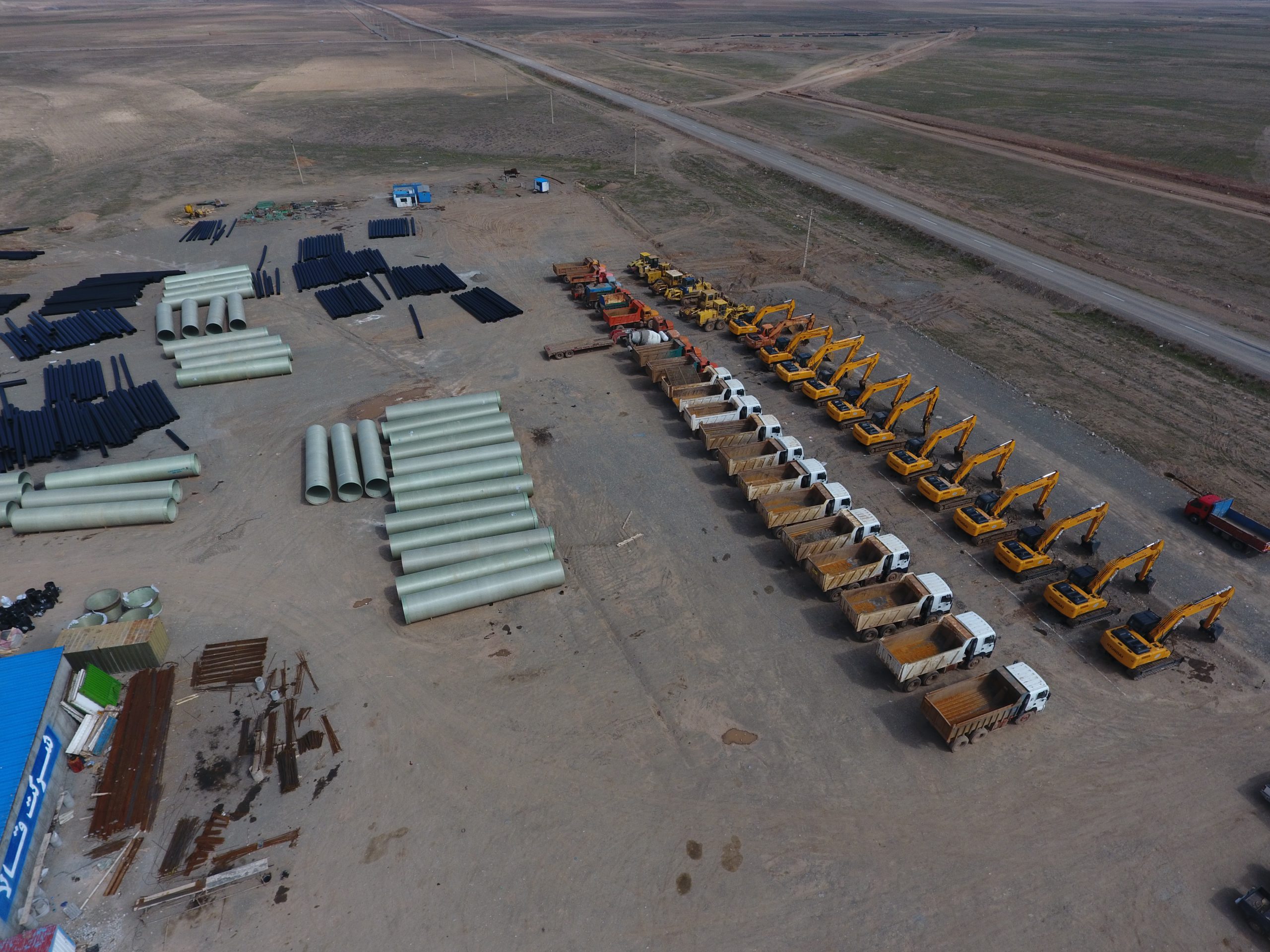 Karamabad 6 Main Irrigation and Drainage Grid - Ghala Company